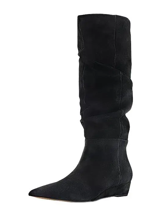 Vince Camuto Vanisa Slouchy Knee High Boots Boots - Black