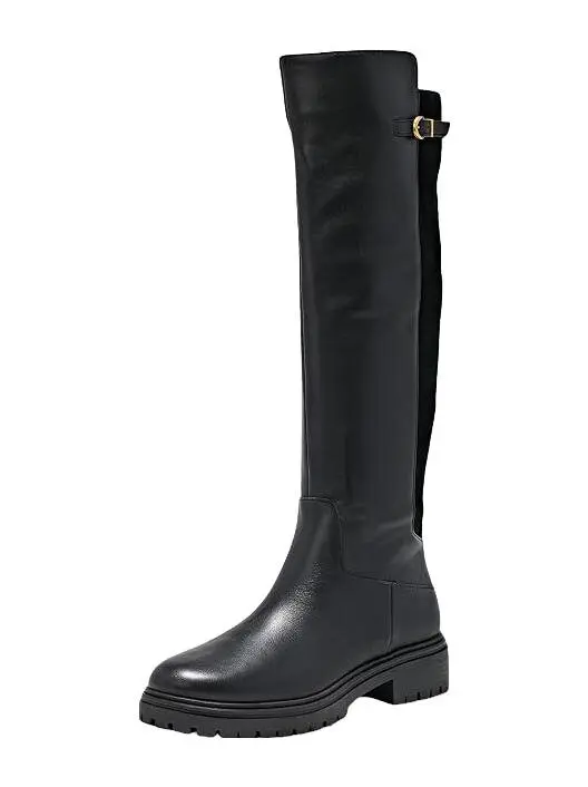 Vince Camuto Bertla Knee High Riding Boots Boots - Black
