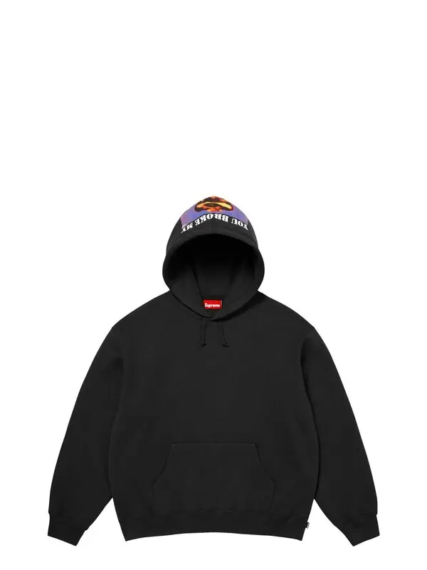 Supreme Heart Hooded Sweatshirt - Black