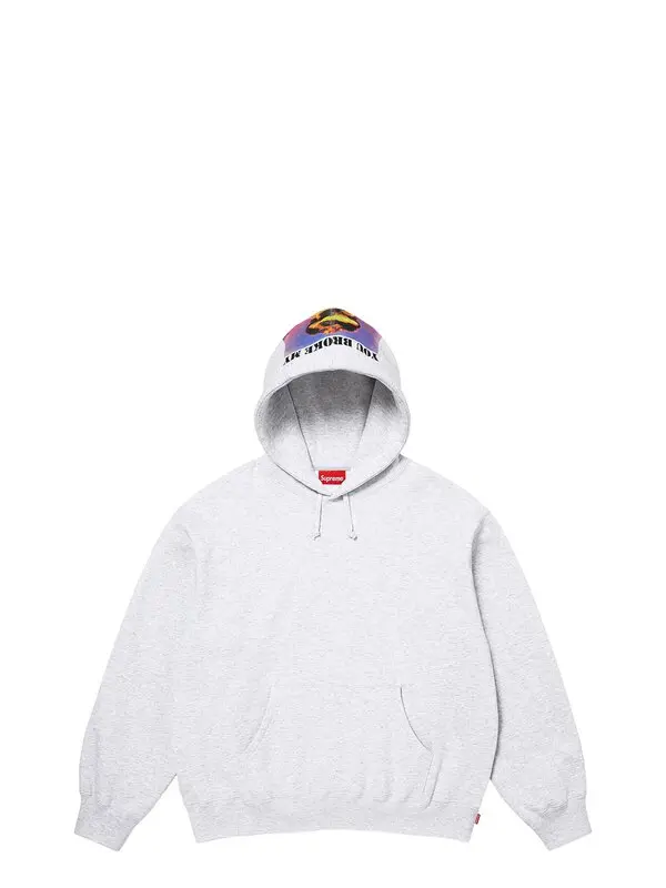 Supreme Heart Hooded Sweatshirt 'ash - Grey