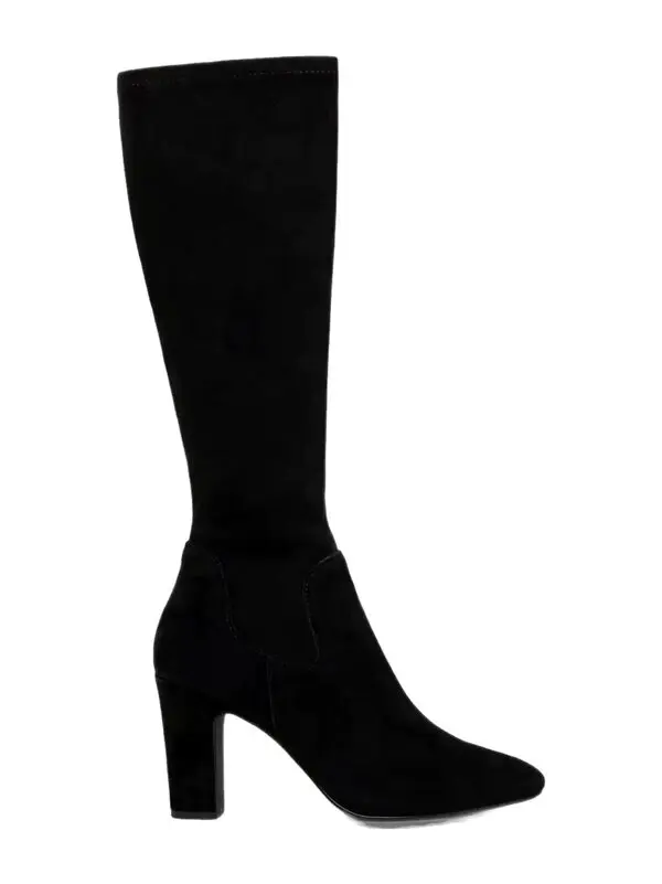 Dune London Simple Pointed-toe Knee-high Boots - Black