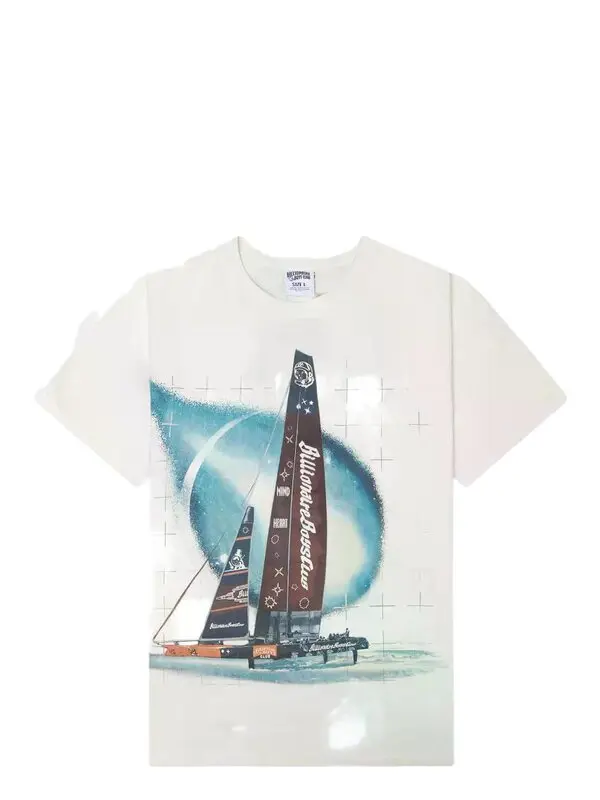 BILLIONAIRE BOYS CLUB World Cup Short-sleeve Cotton T-shirt - Neutrals
