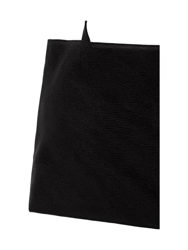 ERMANNO FIRENZE Logo-plaque Reversible Tote Bag - Black