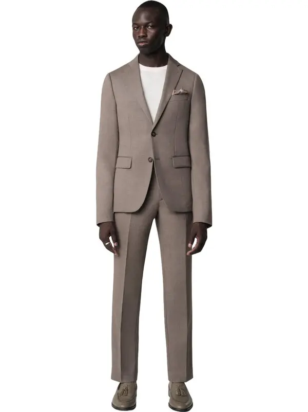 INDOCHINO Parkhill Pindot Blazer - Taupe