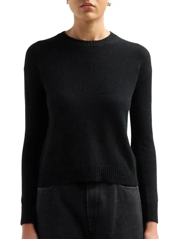 Neiman Marcus Basic V-neck Cashmere Cardigan - Black