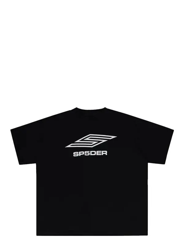 SP5DER Logo-print T-shirt - Black