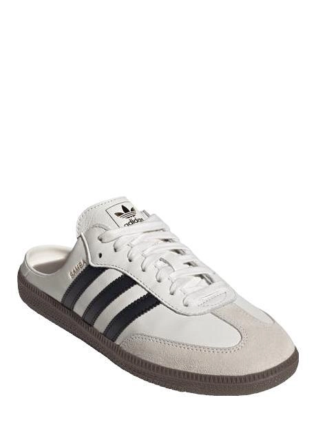 Adidas Samba Og Sneaker Mule - Cloud White/core Black/gum