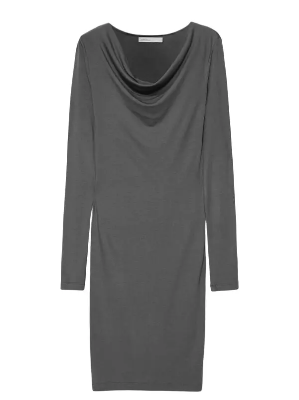 ALLSAINTS Cowl-neck Lilla Midi Dress - Grey