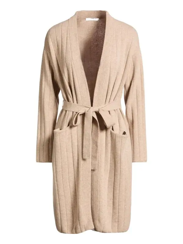 Max Mara Cardiganscashmere Knitted Cardigan - Beige