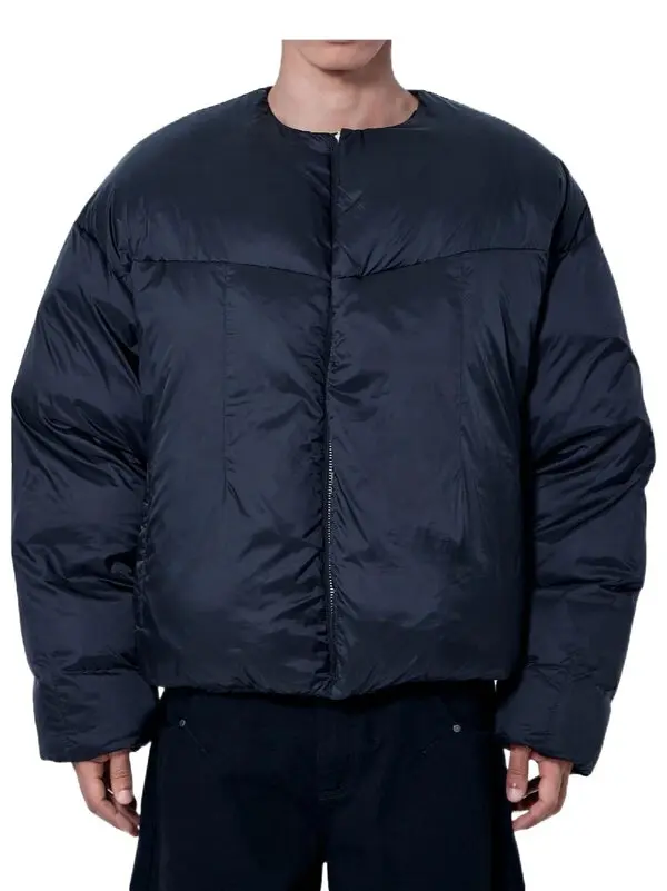 ENTIRE STUDIOS Boxy Padded Down Jacket - Black