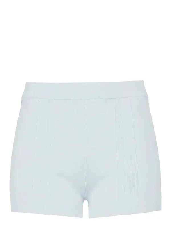Jacquemus Knitted Hot Pants - Blue