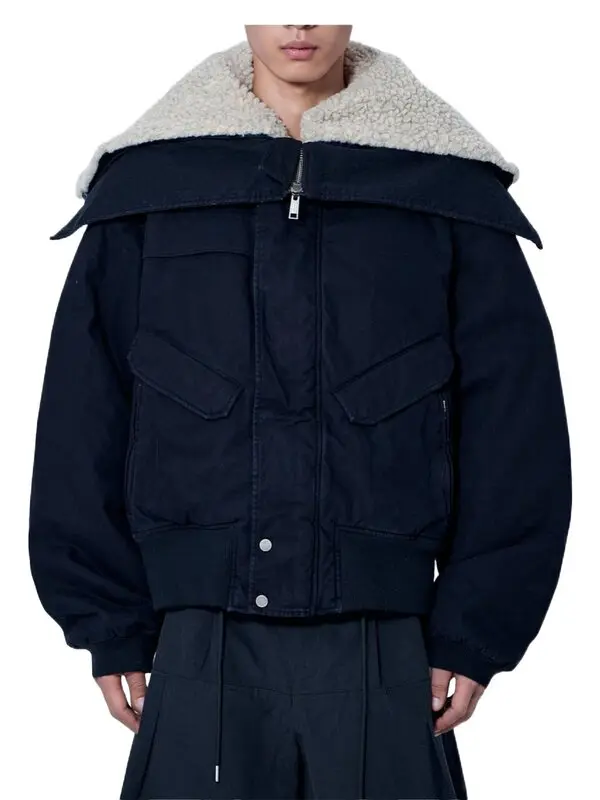 ENTIRE STUDIOS Portal Bomber Jacket - Black
