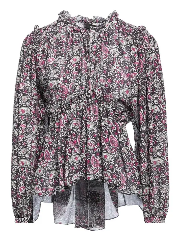 Isabel Marant Étoile Long-sleeved Simple Top - Black