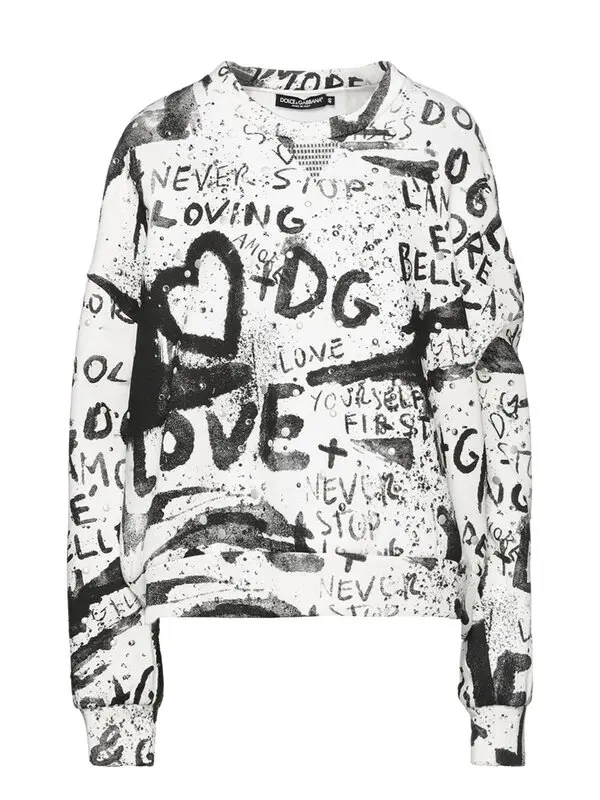 Dolce & Gabbana Soft Sweatshirt - White