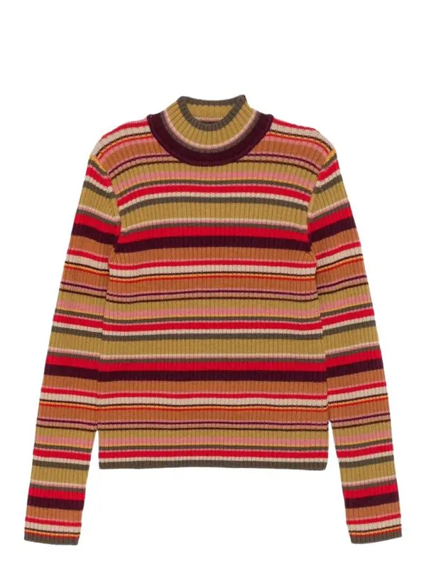 Dries Van Noten Ribbed Wool Sweater - Multicolor
