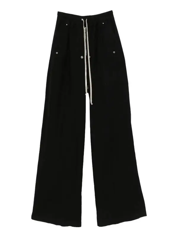 Rick Owens Geth Belas Drawstring Wide-leg Trousers - Multicolor