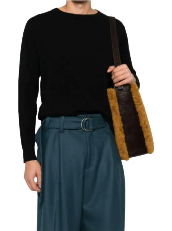 Dries Van Noten Crew-neck Knit Sweater - Black