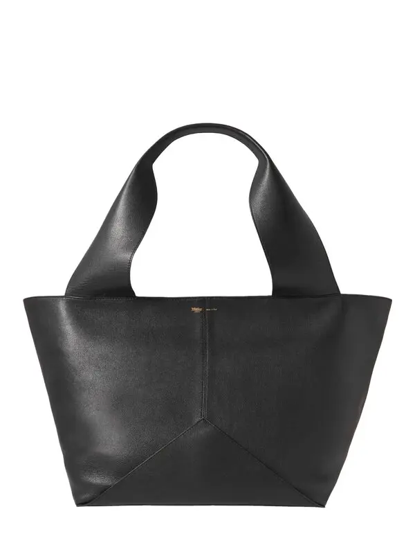METIER Leather Tote - Black