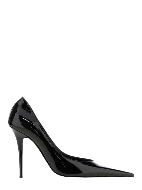 Amina Muaddi Pointed-toe High Heels - Black