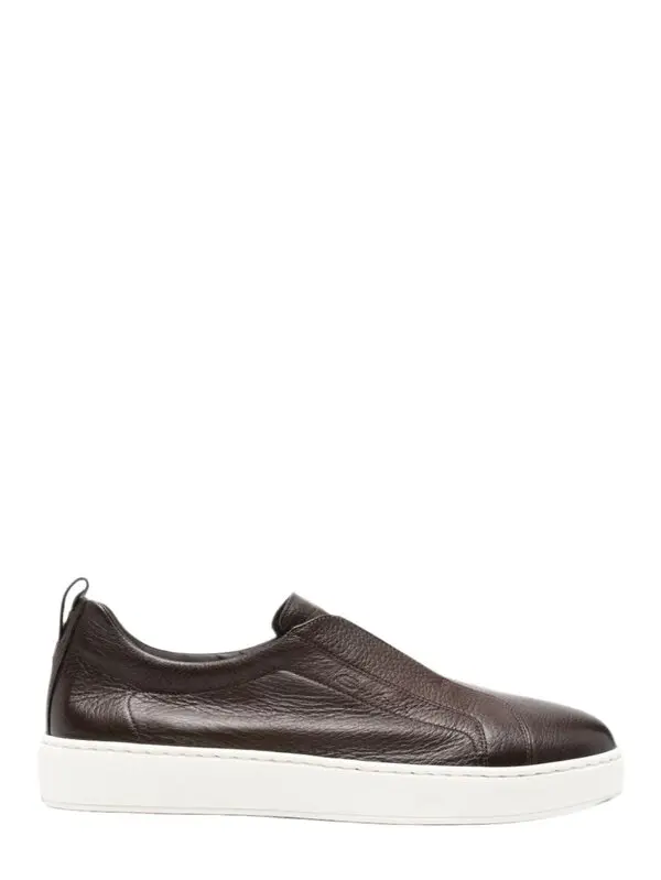 Santoni Slip-on Sneakers - Brown