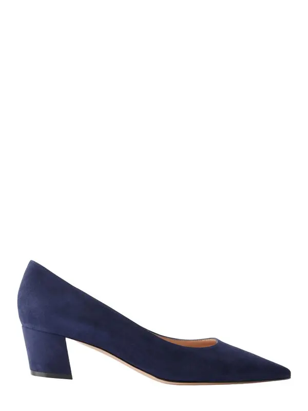 GIANVITO ROSSI Suede Pumps - Blue