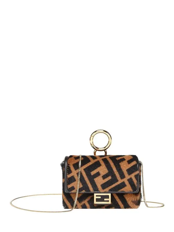 Fendi Nano Baguette Charm - Brown