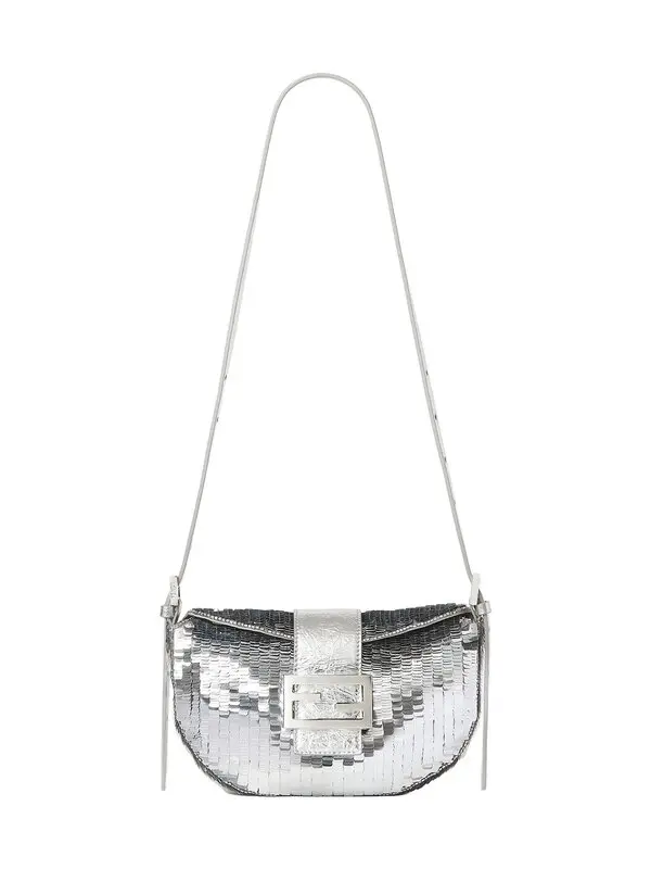 Fendi Croissant Bag - Silver