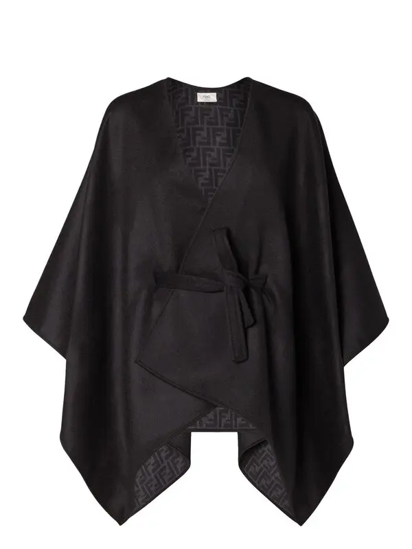 Fendi Poncho - Black