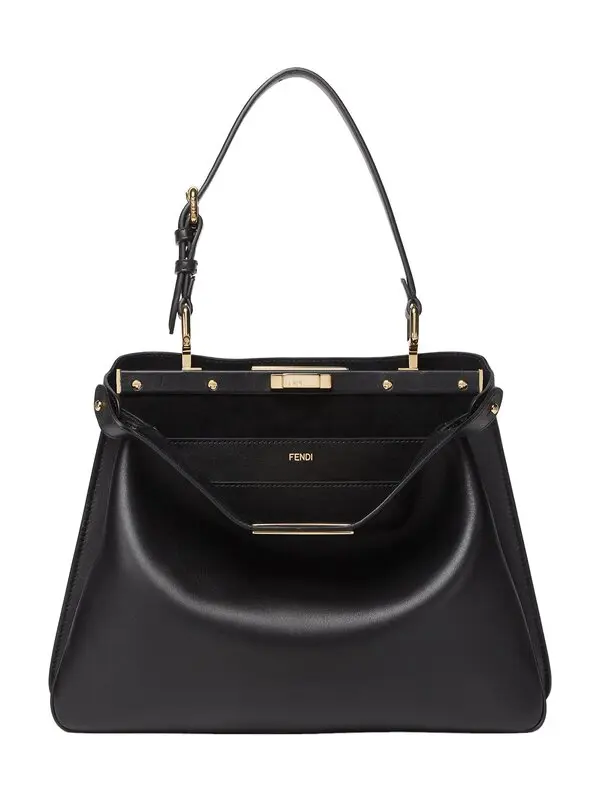 Fendi Peekaboo Soft Medium - Black