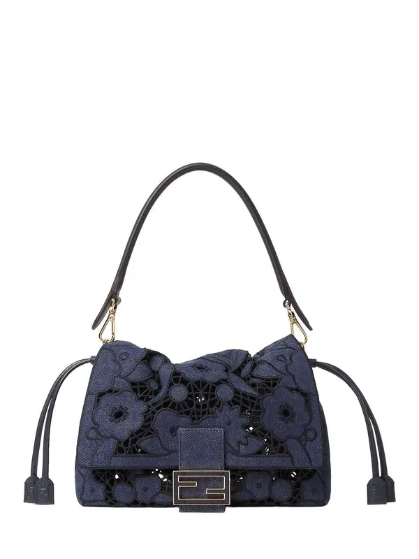Fendi Mamma Baguette Medium - Blue