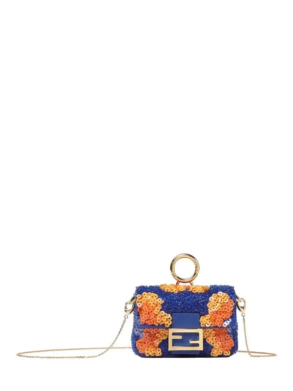 Fendi Nano Baguette Charm - Multicolour