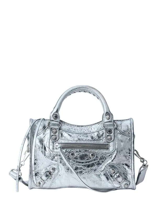 Balenciaga Le City Mini Handbag - Silver