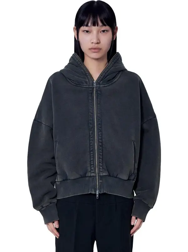 ENTIRE STUDIOS Eternal Zip Sweatshirt - Dark Grey