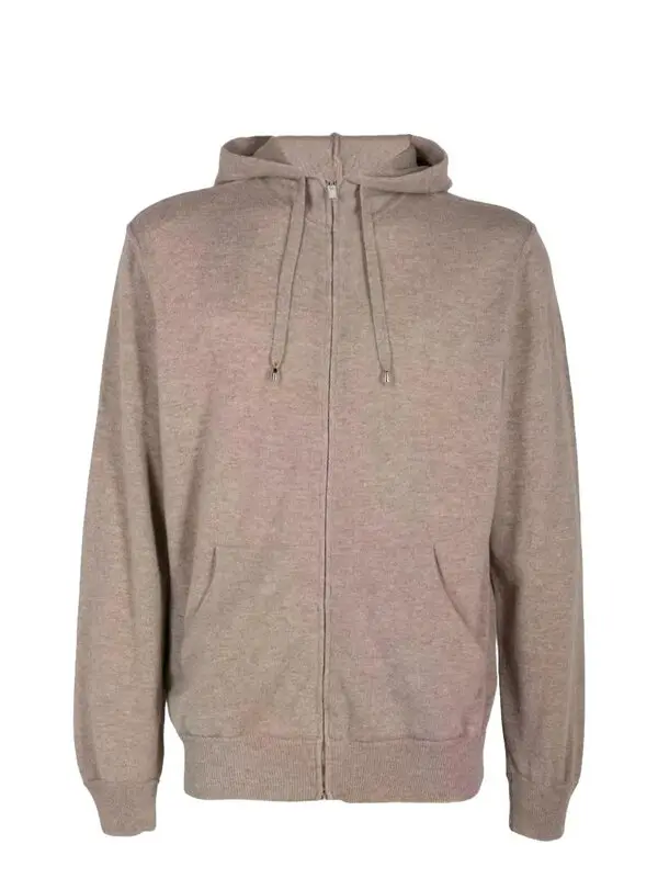 FILIPPO DE LAURENTIIS Zip-up Hoodie - Neutrals