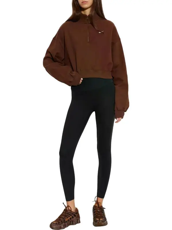Nike Studio Fleece Medium-weight Sweatshirt - Brown