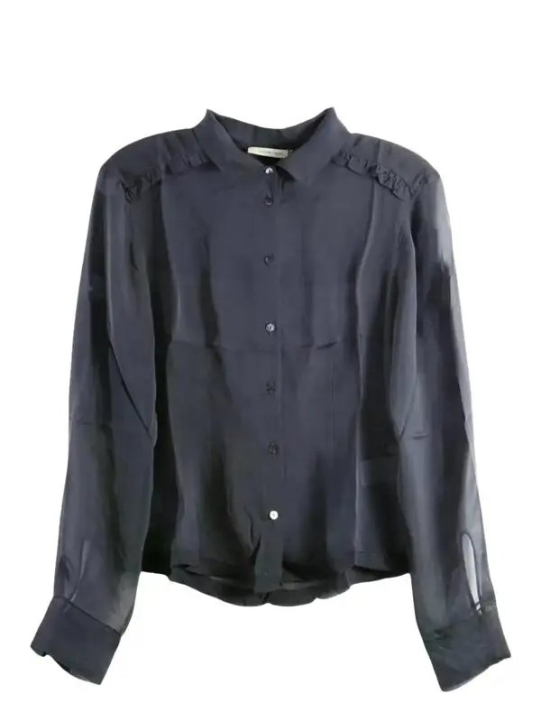 Paloma Wool Sheer Ruffled Shirt - Grey