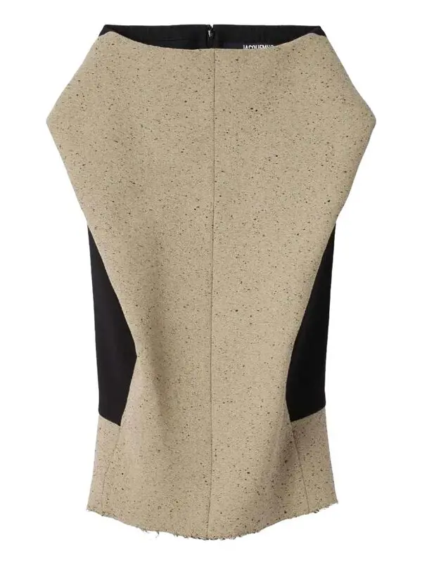 Jacquemus The Paloma Midi Skirt With Godets - Brown