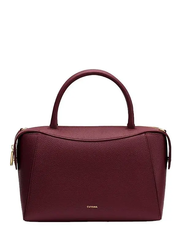 Cuyana Forma Top Handle Bag - Cherry