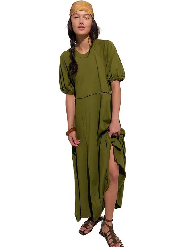 Free People Brentwood 100% Cotton Maxi Dress - Ferngully