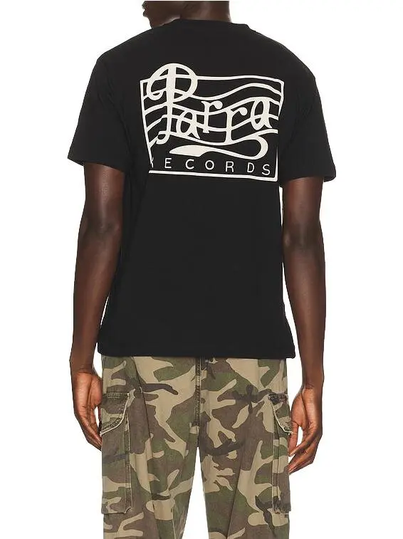 PARRA Records T-shirt - Black