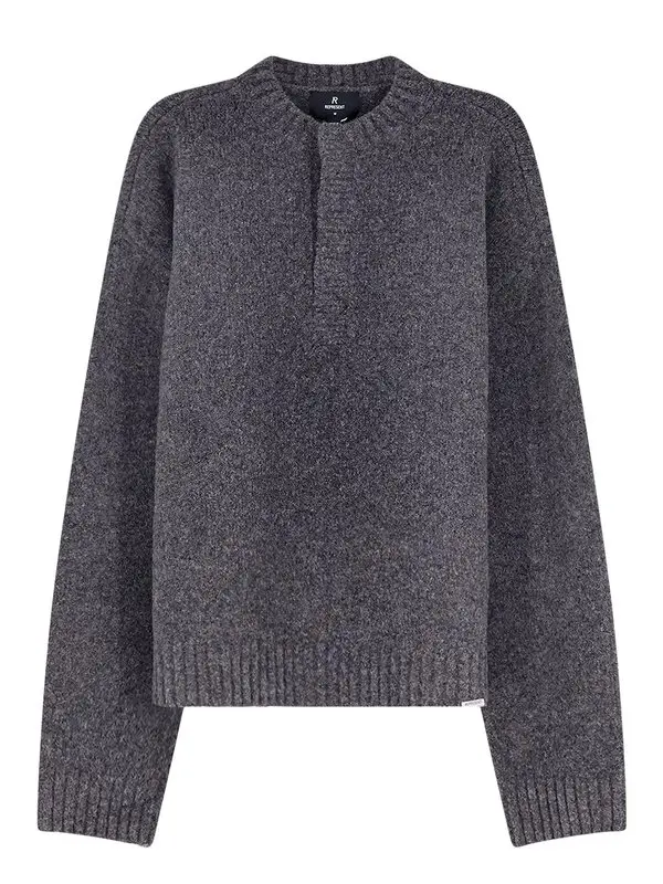 REPRESENT Ramone Wool And Nylon Blend Sweater - Grey