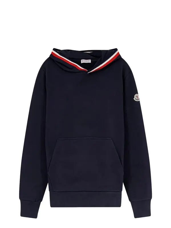 Moncler Cotton Sweatshirt - Blue