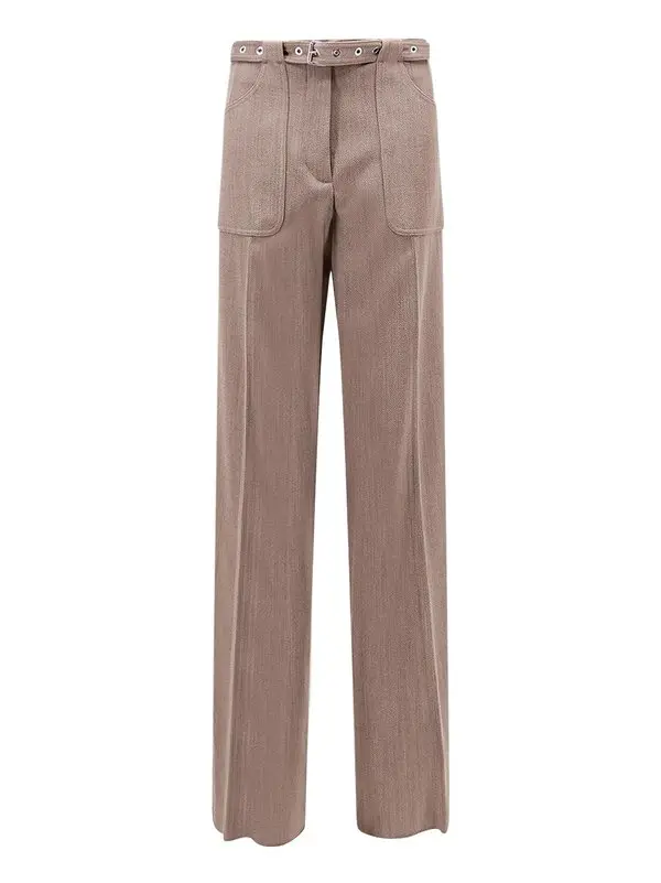 Seafarer Trieste Wool Blend Trousers - Brown