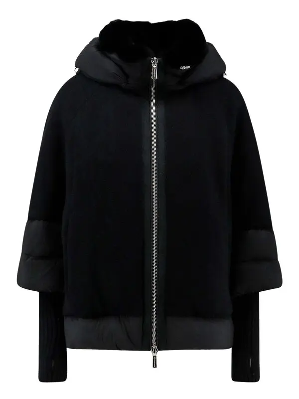 MOORER Medea Virgin Wool And Cashmere Jacket - Black
