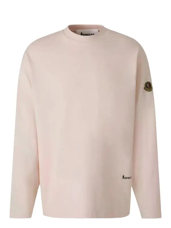 Moncler K2 Print Long-sleeve Cotton T-shirt - Neutrals