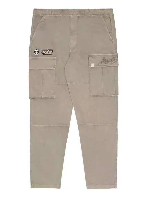 AAPE BY *A BATHING APE Moonface Tapered Cargo Pants - Neutrals
