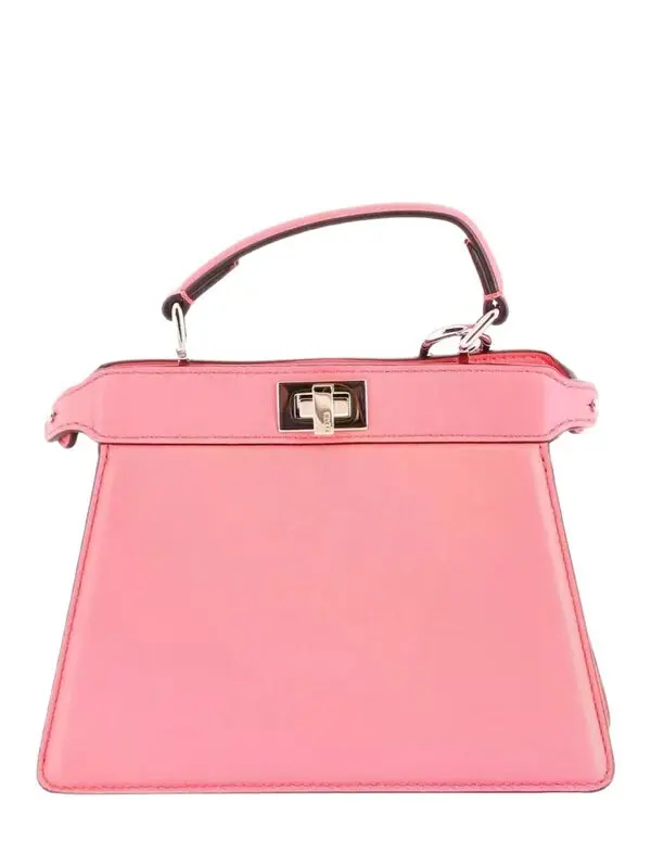 Fendi Peekaboo Iseeu Bag Leather Petite Crossbody Bag - Pink