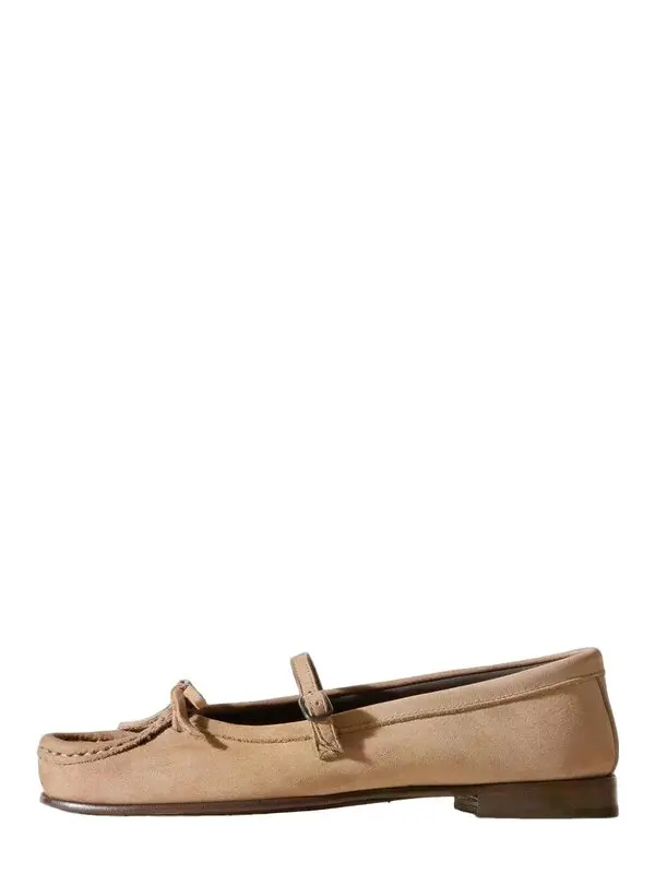 Hereu Roses Ballet Flats - Neutrals