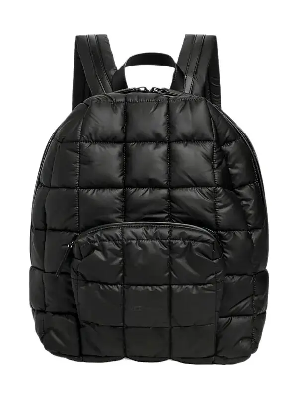 VEECOLLECTIVE Porter Quilted Padded Backpack - Black
