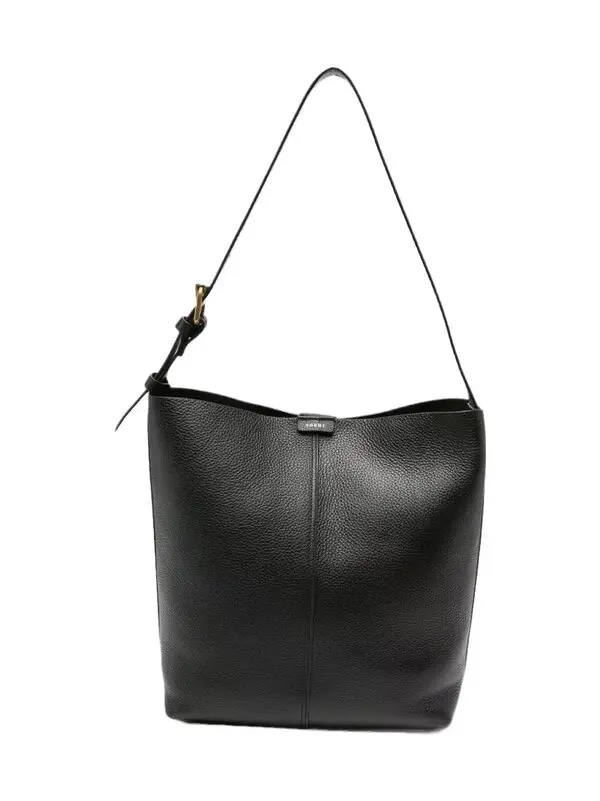 Soeur Saudade Pebbled-leather Tote Bag - Black